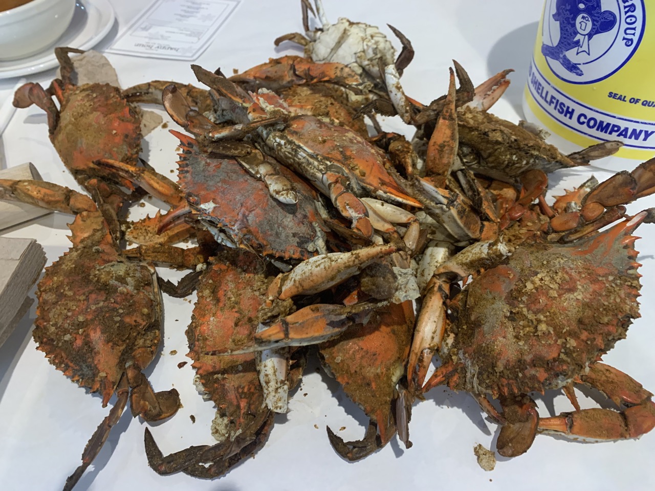 Picking Maryland Blue Crabs at Quarterdeck (Fort Meyer Heights, VA ...